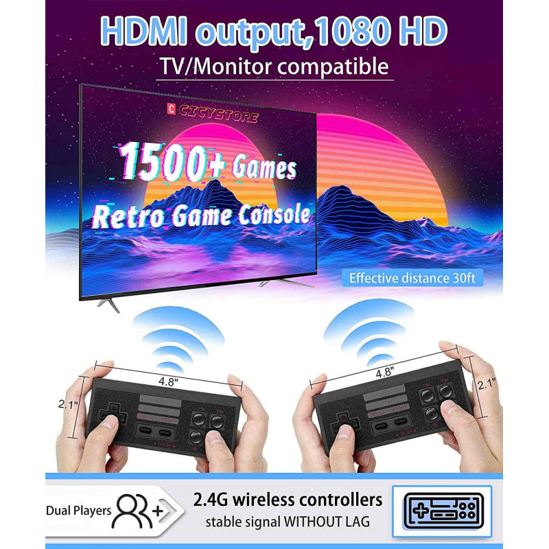 Žaidimų konsolė Mini HD game box HDMI