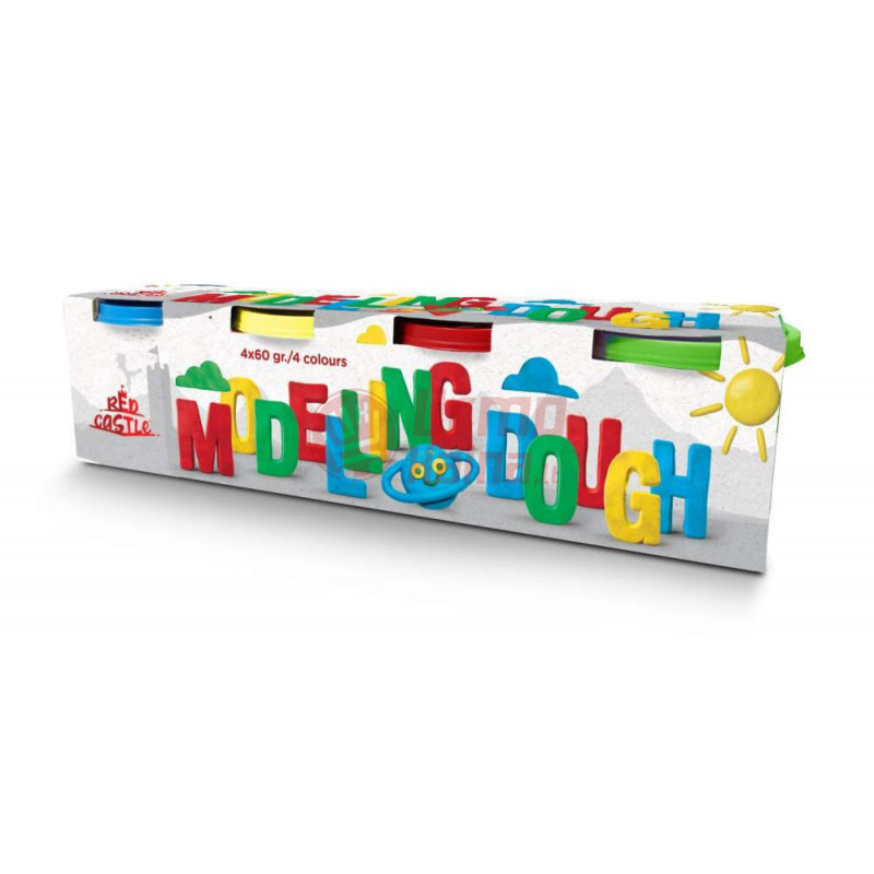 Mini spalvoto modelino rinkinys 4x60g