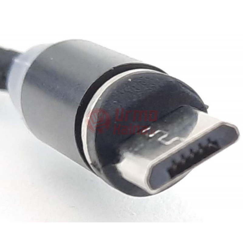 Laidas USB-A į USB-Micro/C/Lightning, 1 m, magnetinis, 3in1