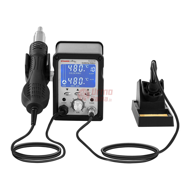 Litavimo stotis – SMD perdirbimo stotis – LCD – su 102 W lituokliu ir ...