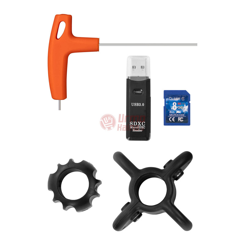 Endoskopinė kamera - 30 m - 12 LED - 7" IPS ekranas