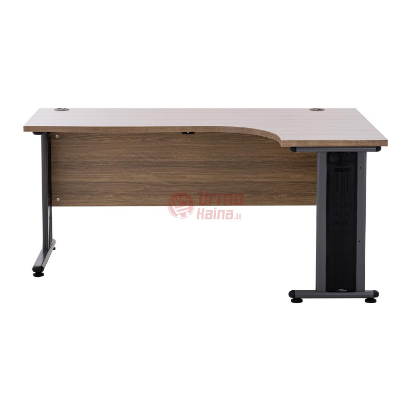 Kampinis rašomasis stalas - 160x120 cm - rudas