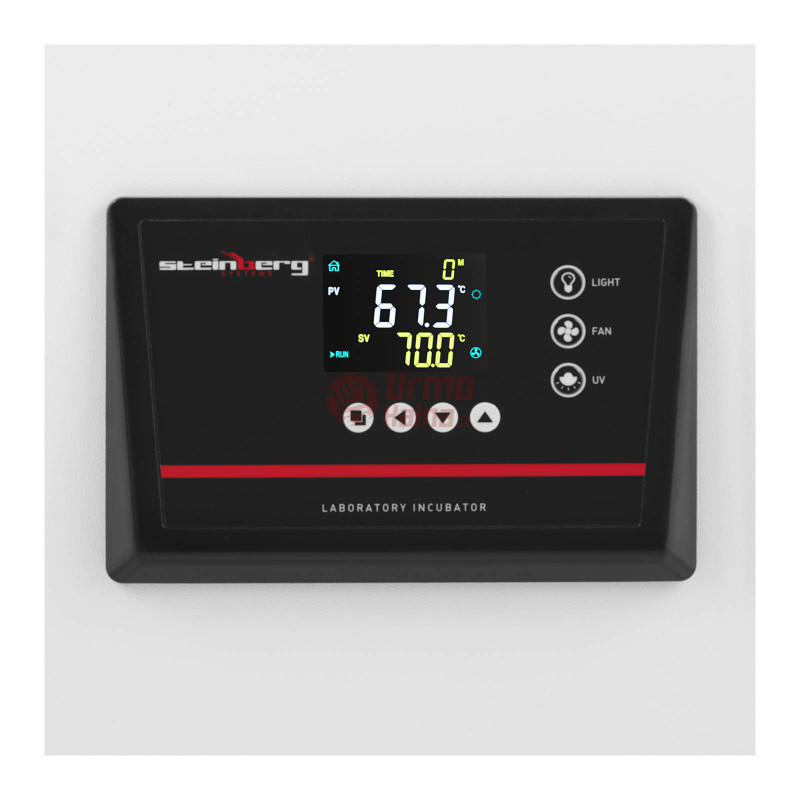 Laboratorinis inkubatorius - iki 70 °C - 43 L - oro cirkuliacija
