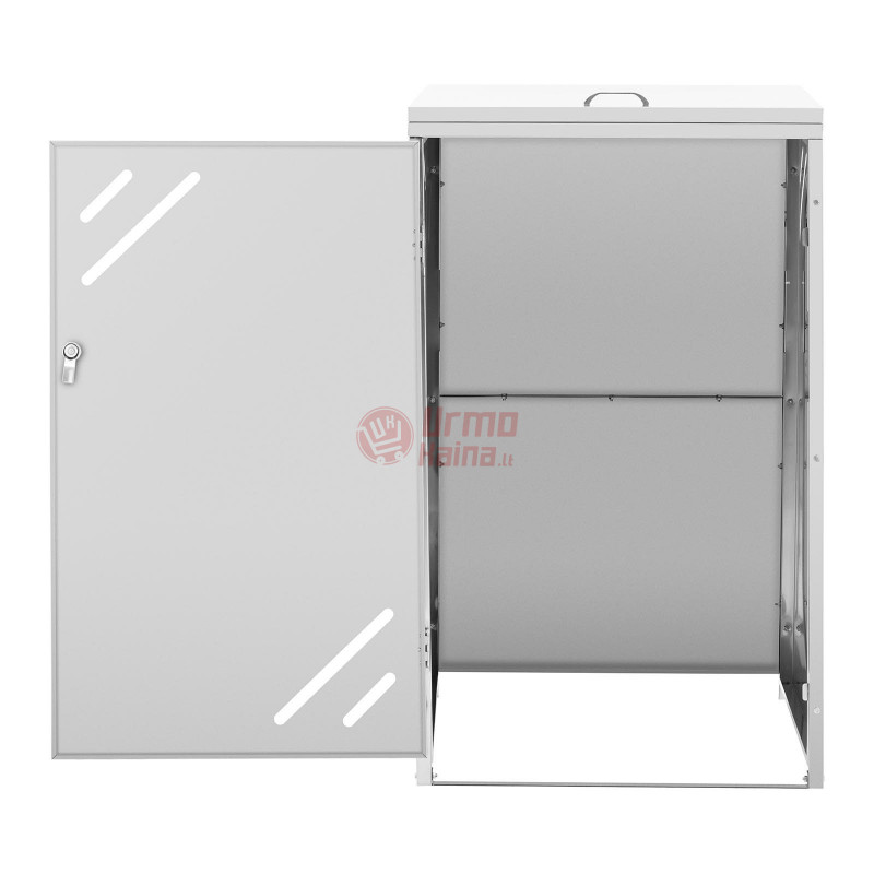 Šiukšlių dėžės spinta - 240 L - įstrižos oro angos