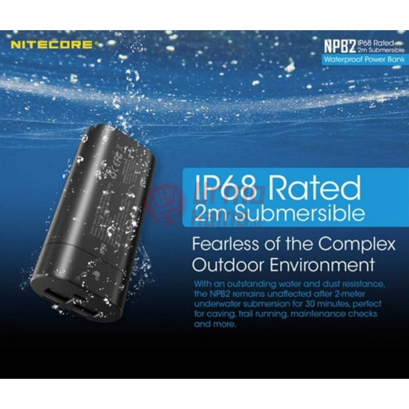 Išorinė baterija NITECORE 10000MAH IP68/NPB2
