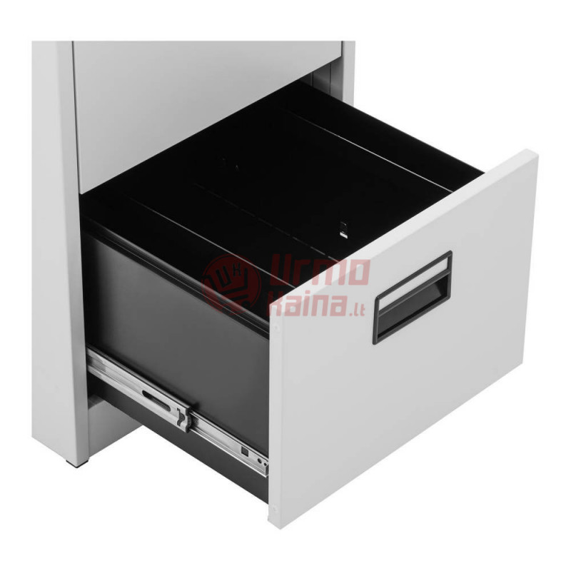 Metalinė spintelė su 4 stalčiais - 132 cm