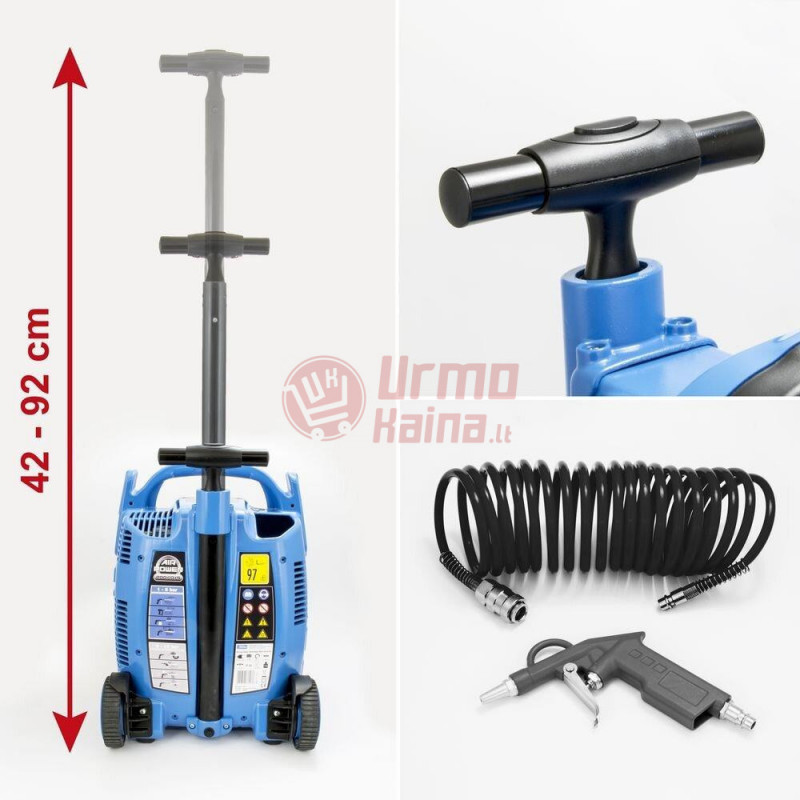 Mobilus kompresorius Gude Airpower, 200/10/5 TY, 1,1 kW