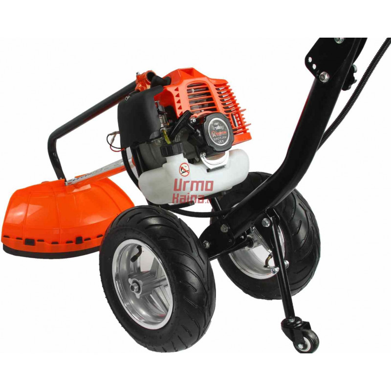 Benzininė žoliapjovė - trimeris ant ratukų DEMON 1,4 kW