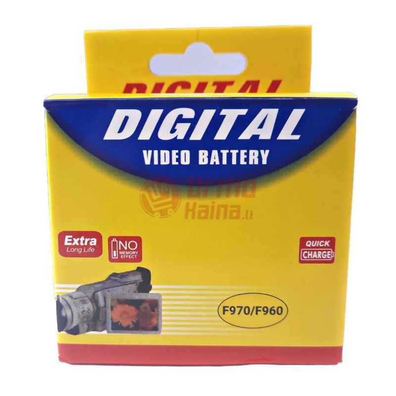 Akumuliatorius vaizdo stebėjimo kamerai Sony F970/F960