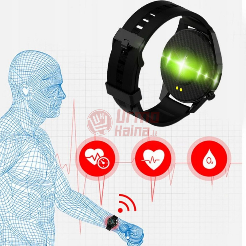 Išmanusis laikrodis F22 su spaudimo matuokliu