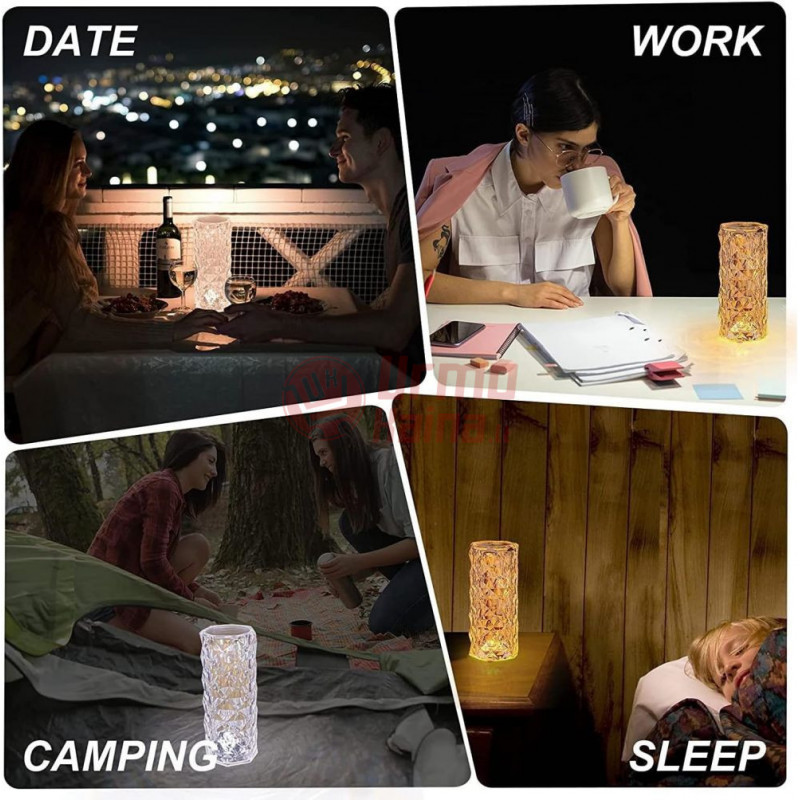 Stalinis šviestuvas su krištolo efektu RGB KR002