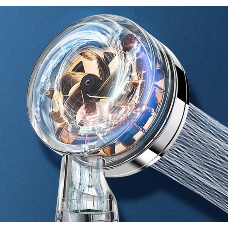 Dušo galvutė Turbo su filtru ir reguliuojama vandens srove IG4