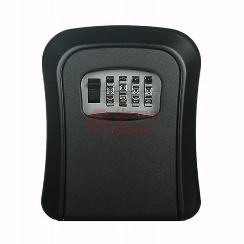 Kodinė dėžutė raktams MTC 12x9 cm, juoda spalva