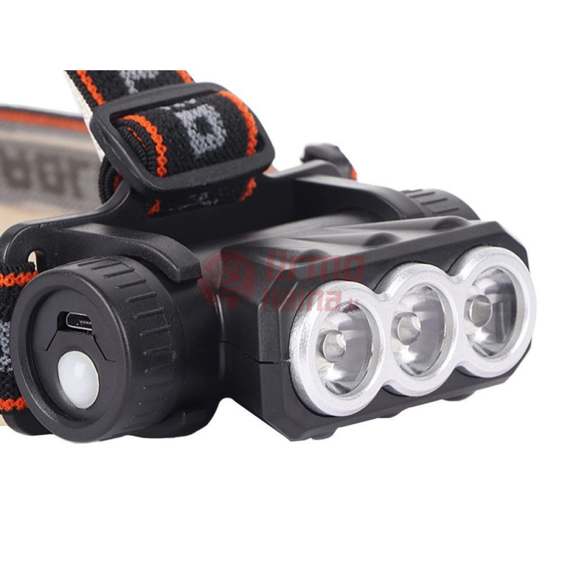 Įkraunamas prožektorius ant galvos X3