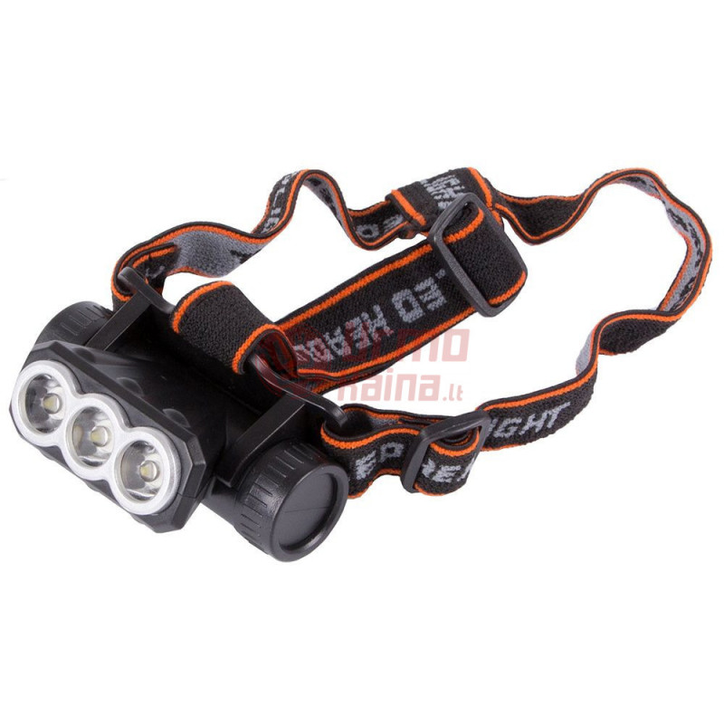 Įkraunamas prožektorius ant galvos X3