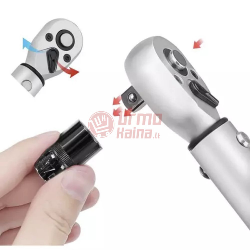 Dinamometrinis raktas 1/2 28-210 Nm