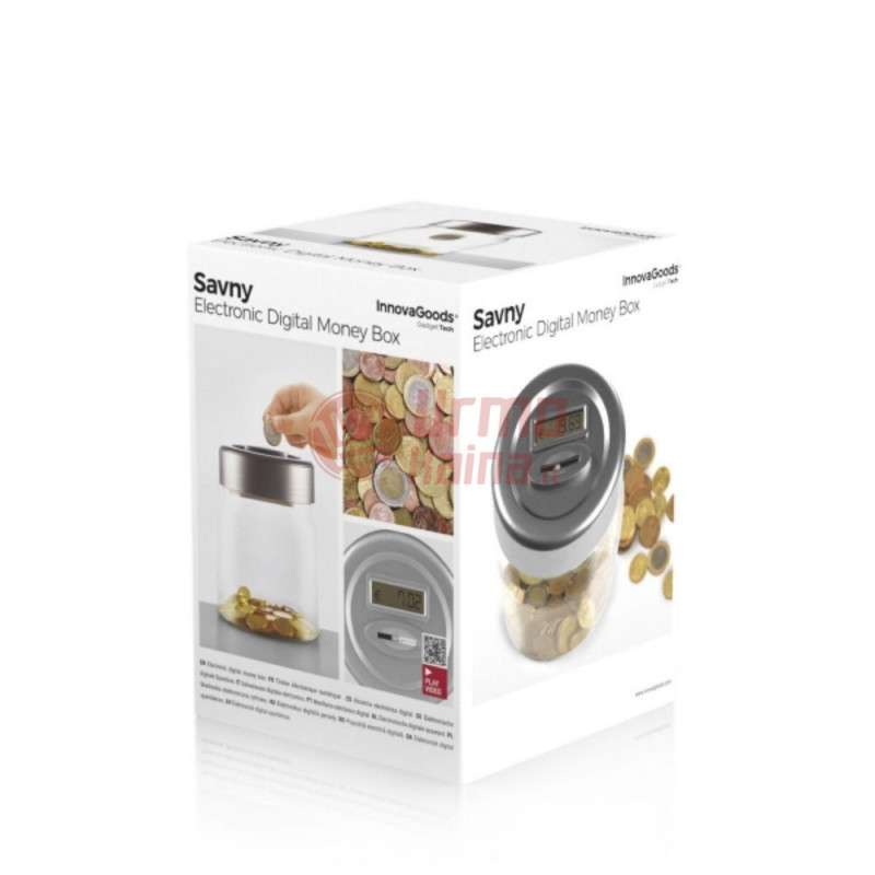 Skaitmeninė monetas skaičiuojanti taupyklė TP01