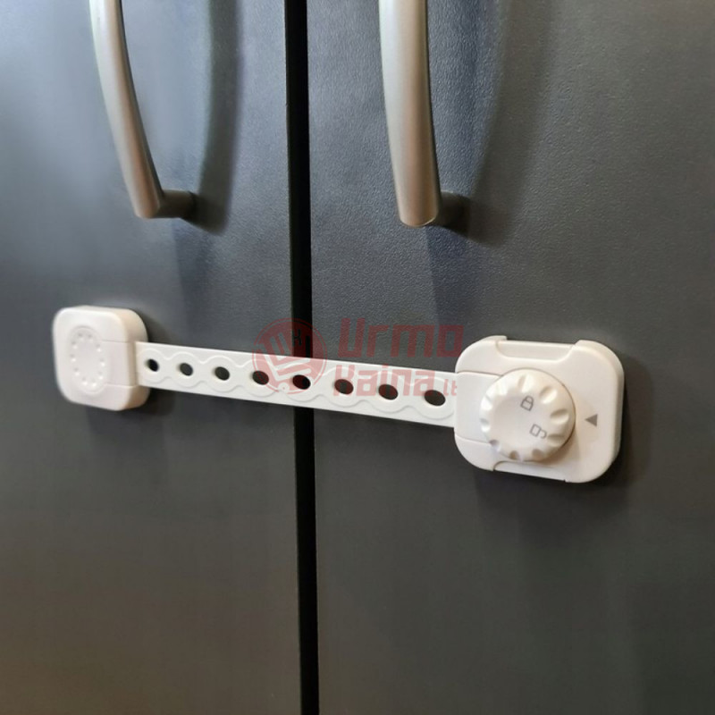 Priklijuojama stalčių ir spintelių apsauga nuo vaikų 6 vnt. CP05
