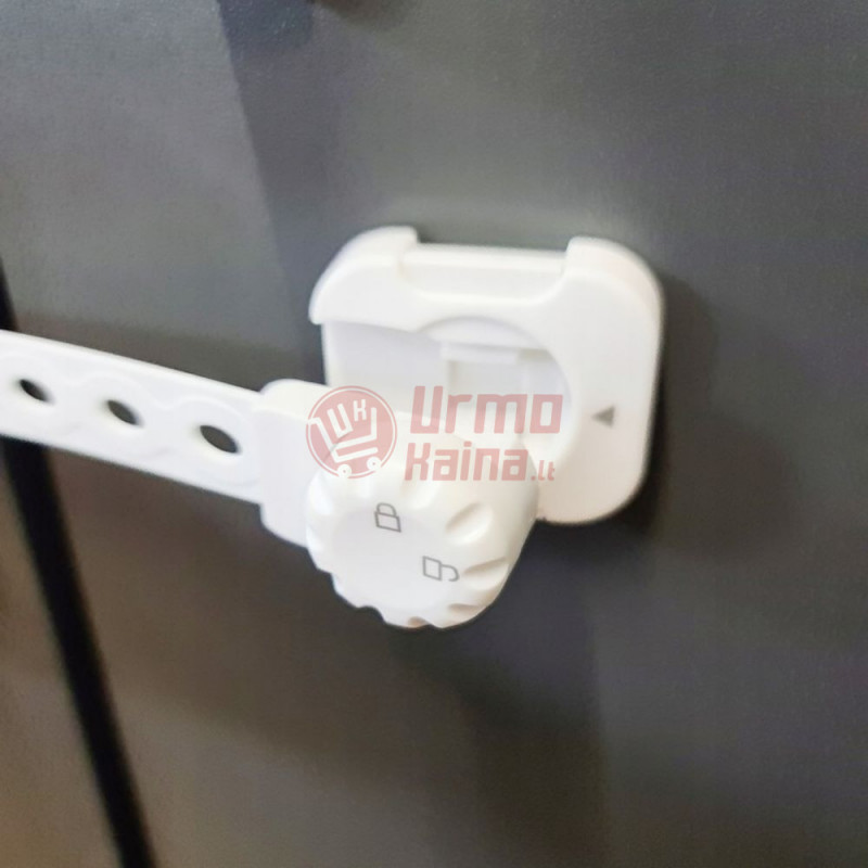 Priklijuojama stalčių ir spintelių apsauga nuo vaikų 6 vnt. CP05