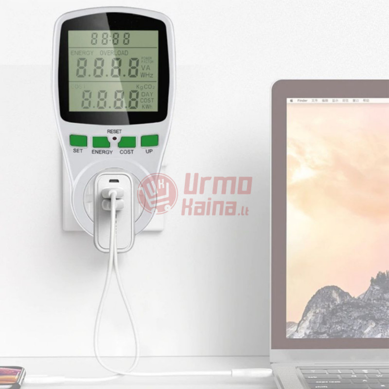 Energijos suvartojimo matavimo prietaisas - vatmetras IZ01