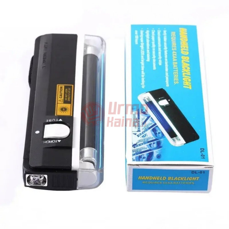 Ultravioletinis valiutos detektorius - prožektorius, 4xAA