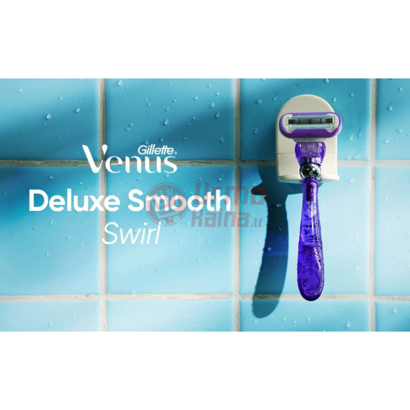 Gillette Venus Swirl Deluxe skustuvas ir galvutės 3 vnt.