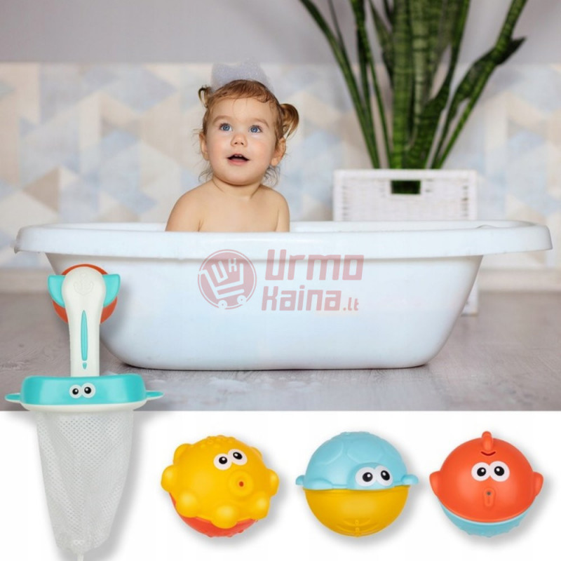 Vonios žaislai su sieteliu CT01