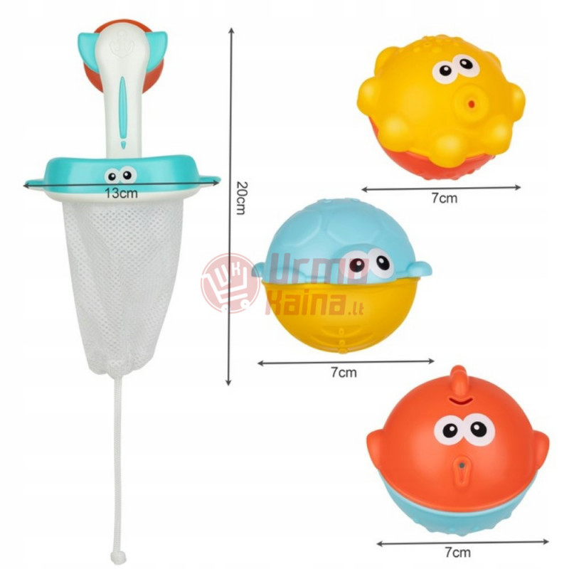 Vonios žaislai su sieteliu CT01