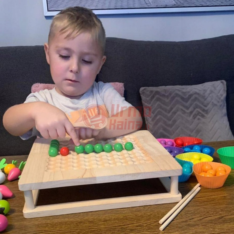 Stalo žaidimas Ferma + Burbulai 2in1