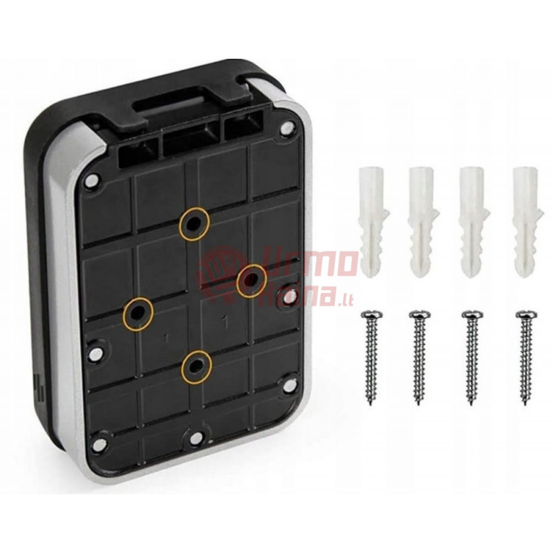 Vandeniui atspari kodinė dėžutė raktams KBX-03 metalinė