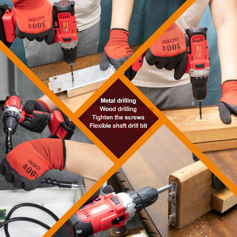 Akumuliatorinis suktuvas-gręžtuvas, 2 akumuliatoriai su krovikliu + priedai MEISTER MS727