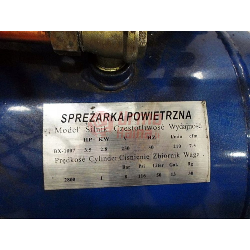 Oro kompresorius BOXER 50l 2,5kW 210l/min.