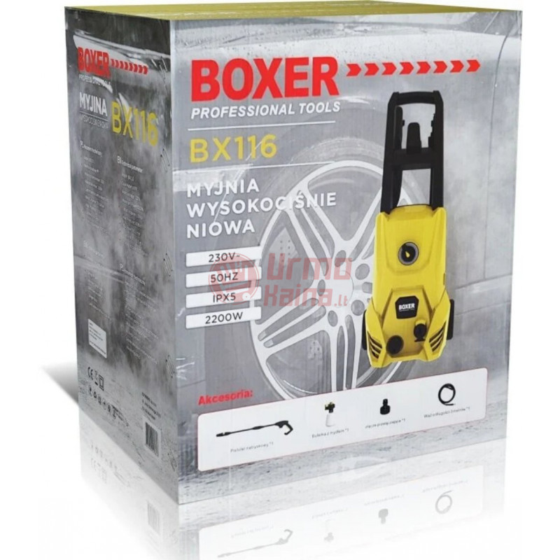 Aukšto slėgio plovykla BOXER BX116 2200W