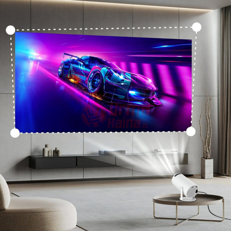 Nešiojamas išmanusis projektorius YL01 juodas