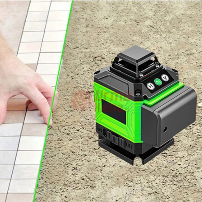 Linijinis lazerinis nivelyras 4D, 16 eilučių 360° RF02