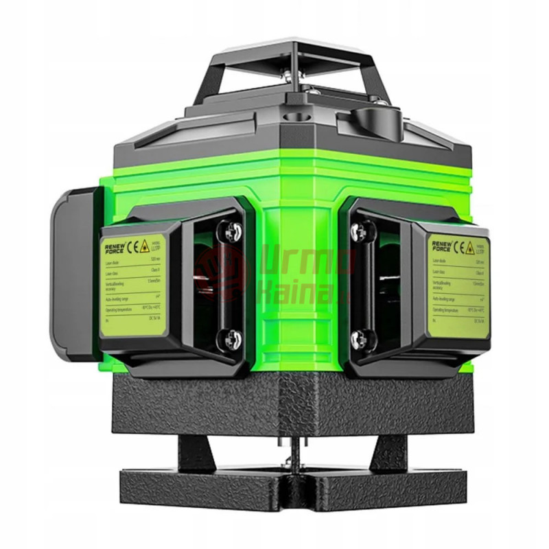 Linijinis lazerinis nivelyras 4D, 16 eilučių 360° RF02