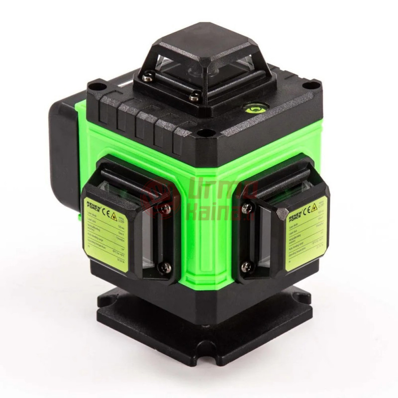 Linijinis lazerinis nivelyras 4D, 16 eilučių 360° RF02