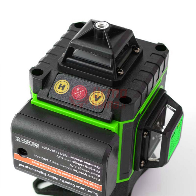 Linijinis lazerinis nivelyras 4D, 16 eilučių 360° RN01E