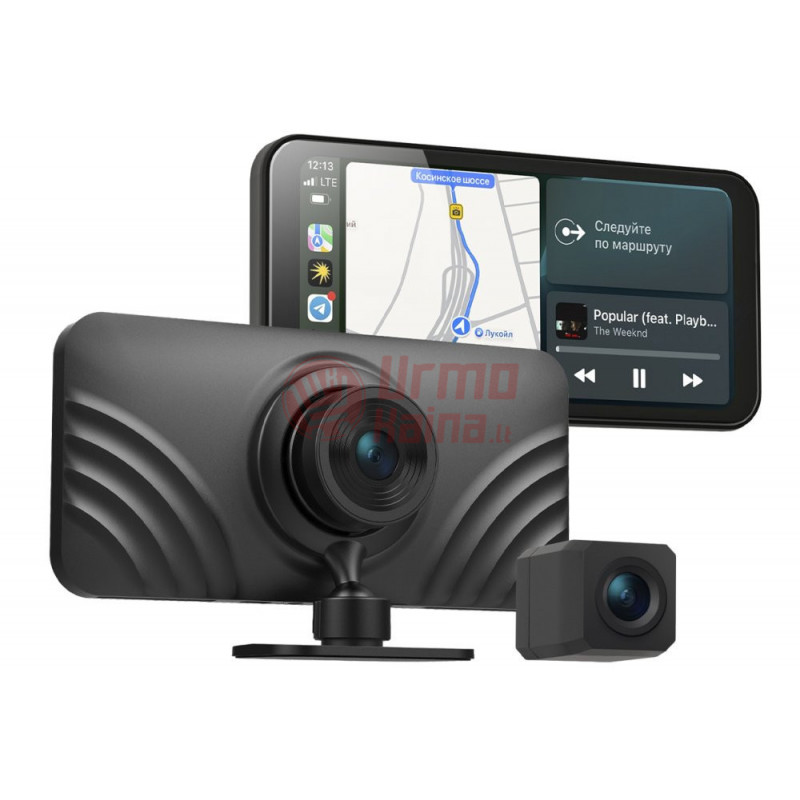 Vaizdo registratorius Neoline Smartway, 2-jų kamerų, 4K su Android Auto ...