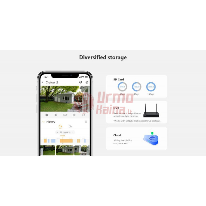 IP stebėjimo kamera IMOU Cruiser SE 5MP Wi-Fi