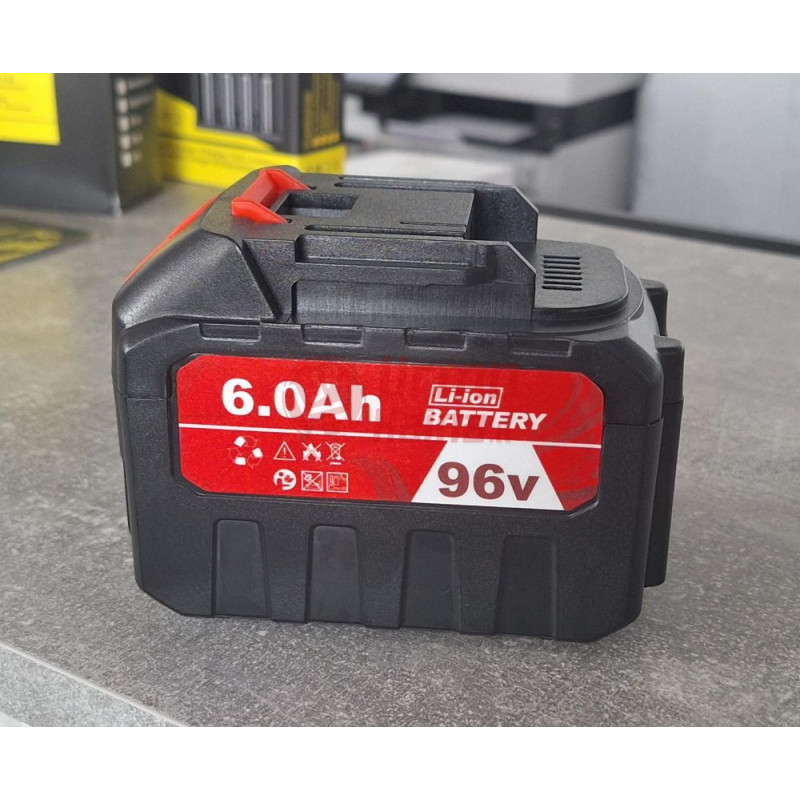 Akumuliatorinis kampinis šlifuoklis + priedai MEISTER SR-902, 2 akumuliatoriai