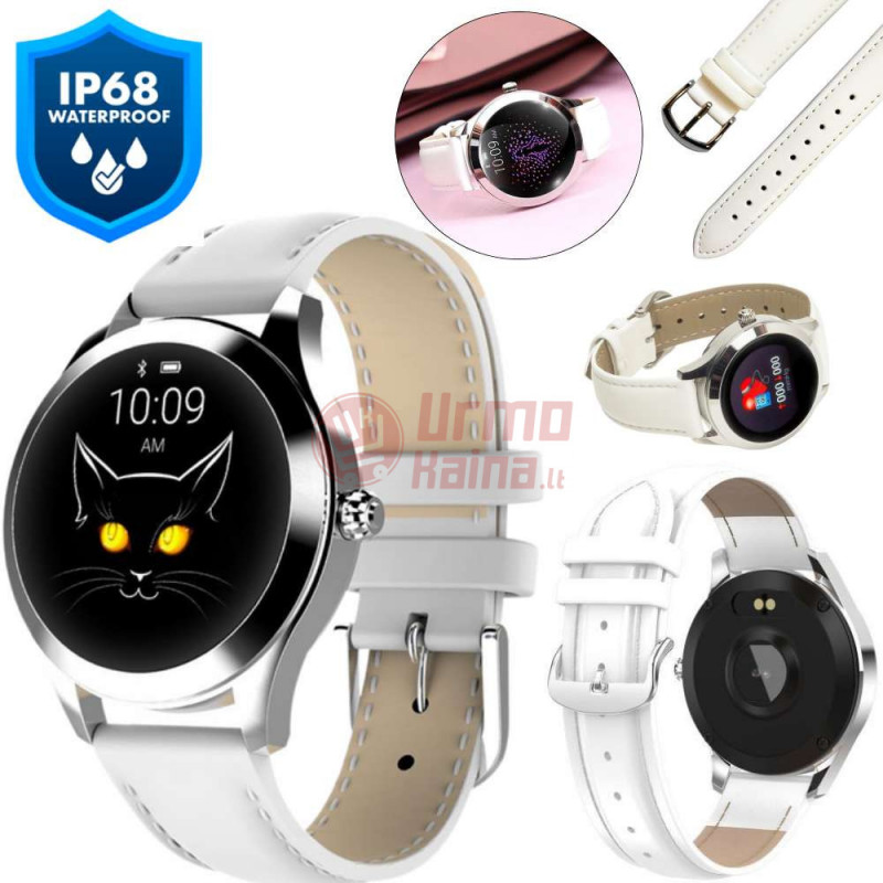 Išmanusis laikrodis H18 Leather (Prekė su defektu 9902484)