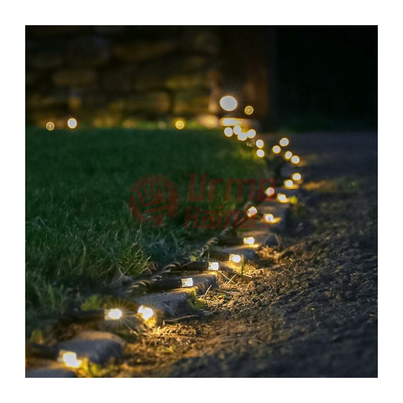 100 LED profesionali lauko girlianda Brosberg Prolight CL8 Flash (Prekė ...