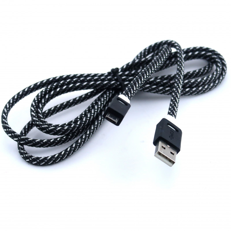 Laidas USB-A į USB-Micro, 1.5 m, TLA 05 Braided