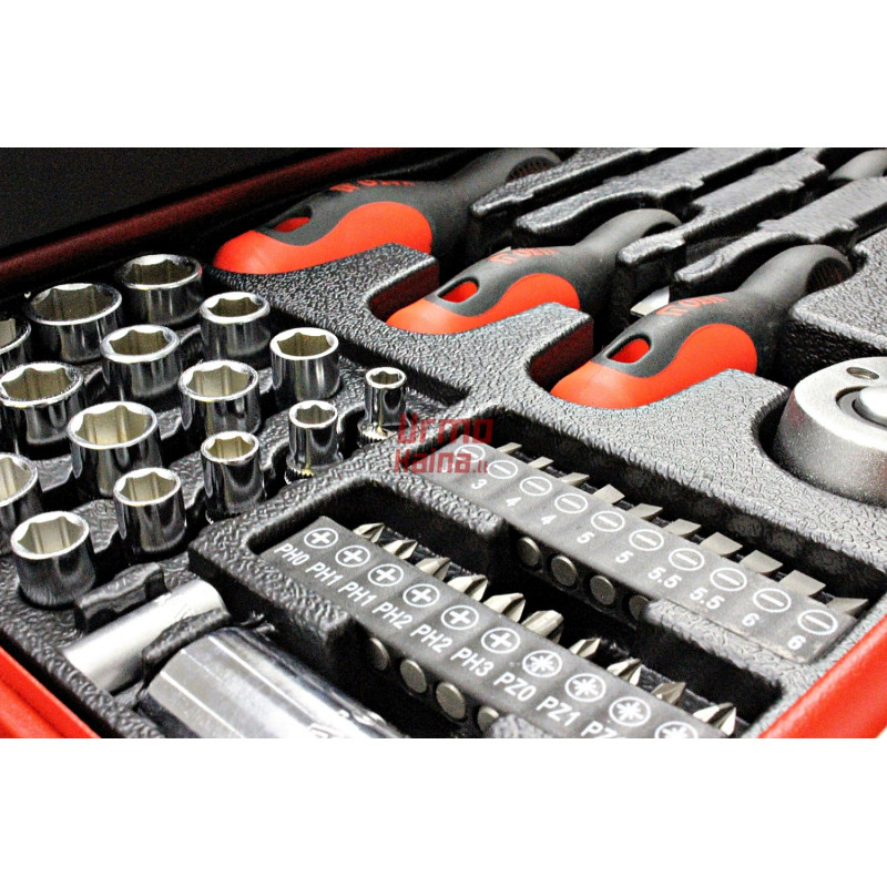 Įrankių rinkinys YATO 80 dalių