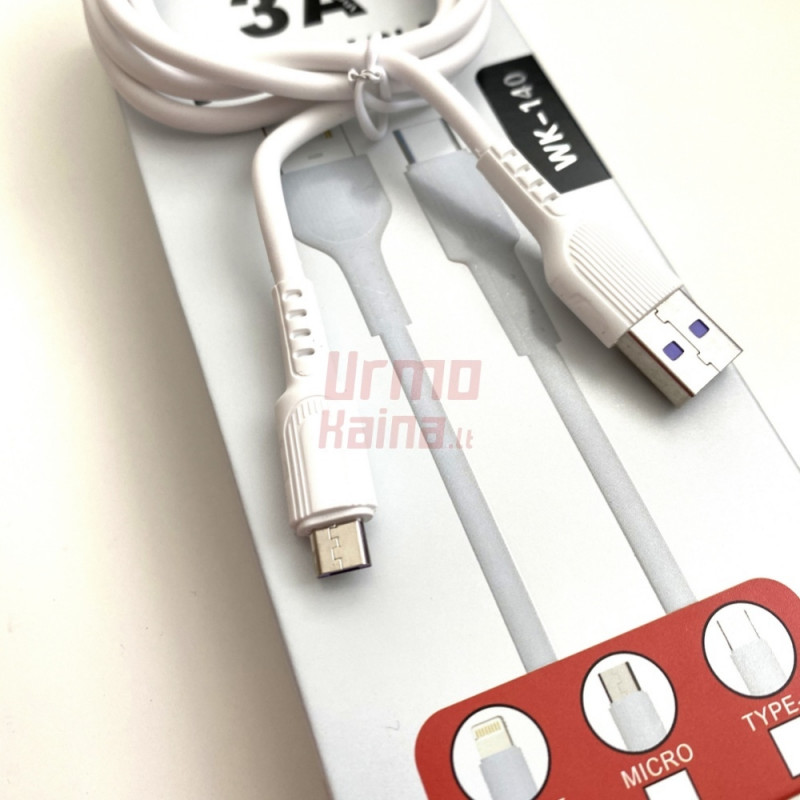 Micro USB laidas, 1 m, TLA 08