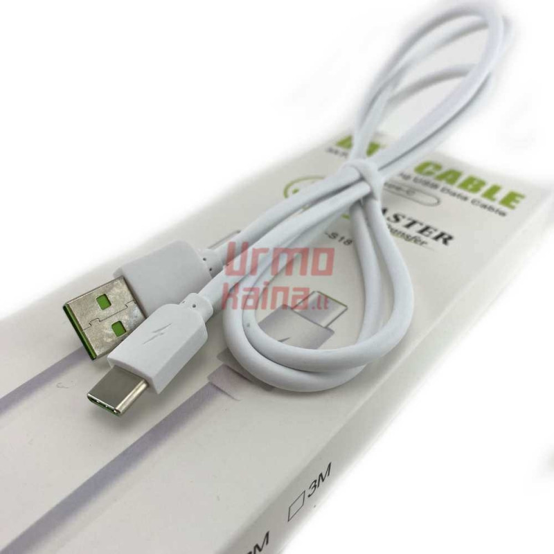 Laidas USB-A į USB-C, 1 m, TLC 09