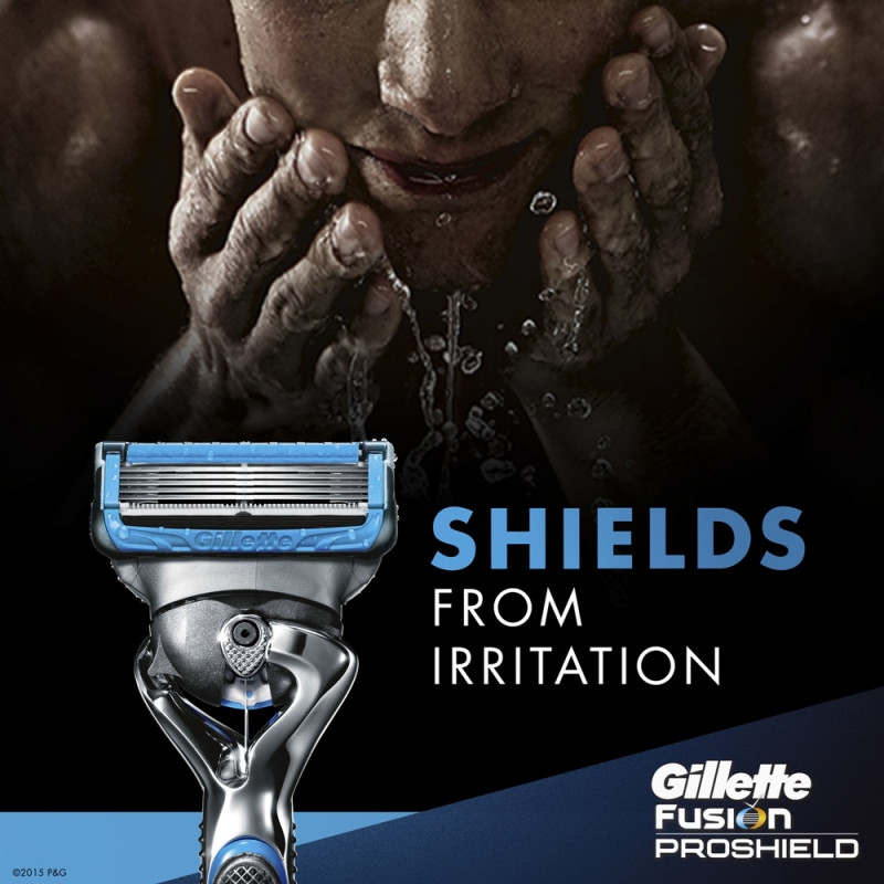 Gillette Fusion ProShield Chill skutimosi peiliukai 4 vnt