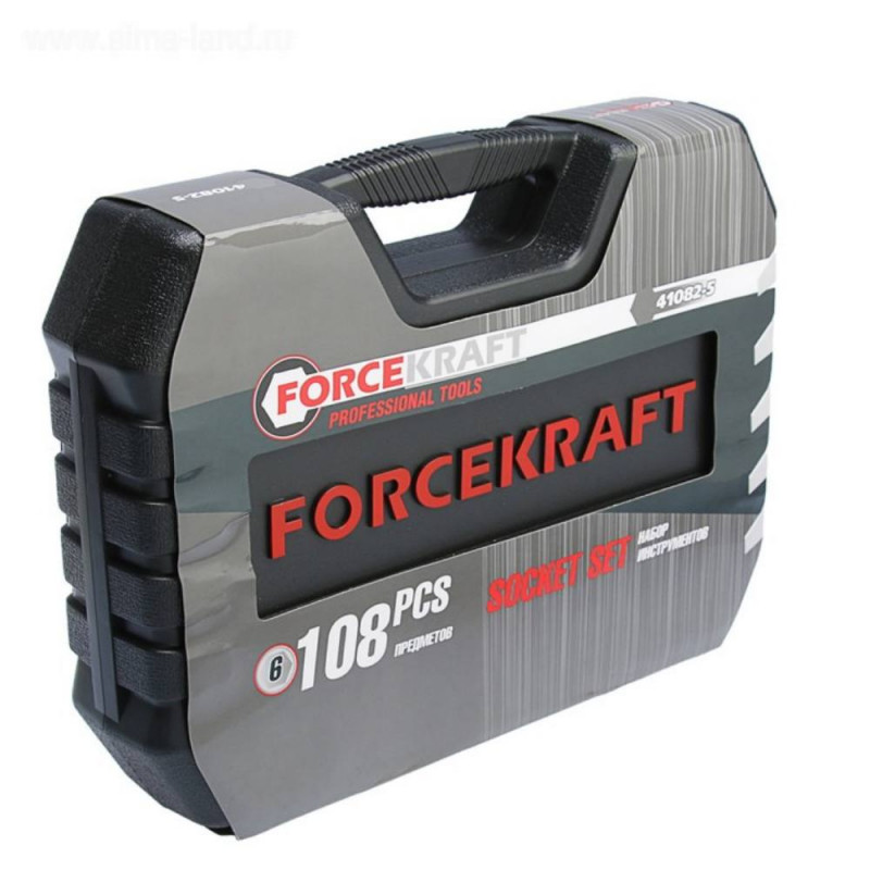 Įrankių galvučių komplektas FORCEKRAFT 108 dalių