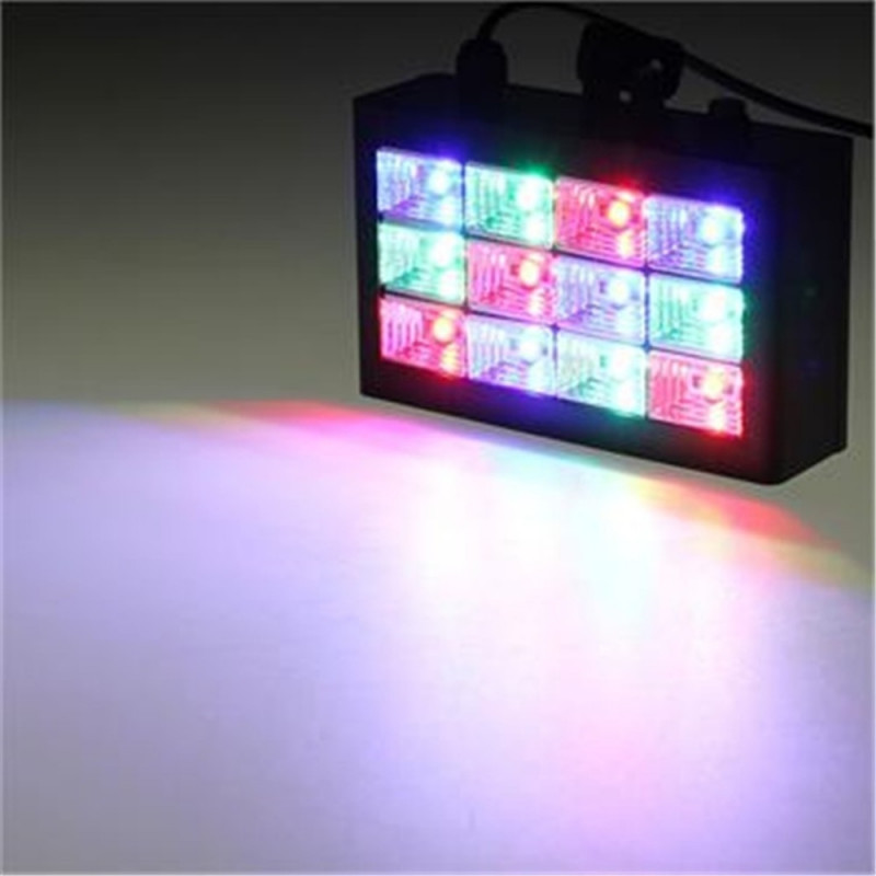 LED Spalvotas Kambario Stroboskopas